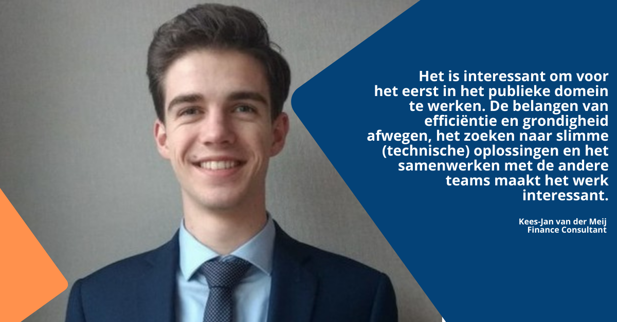 De eerste opdracht van Finance Consultant Kees-Jan